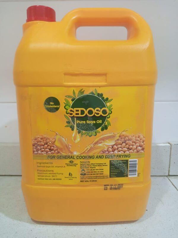 Buy Soya Oil 5 litres (4 Units) Online - Sedoso Agro Allied Company Limited